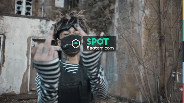 The black mask with zip worn by Scarlxrd in his clip BANDS | Spotern