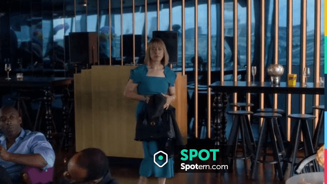 Blue Pencil Skirt worn by Hannah Stern (Nicola Walker) in The Split ...