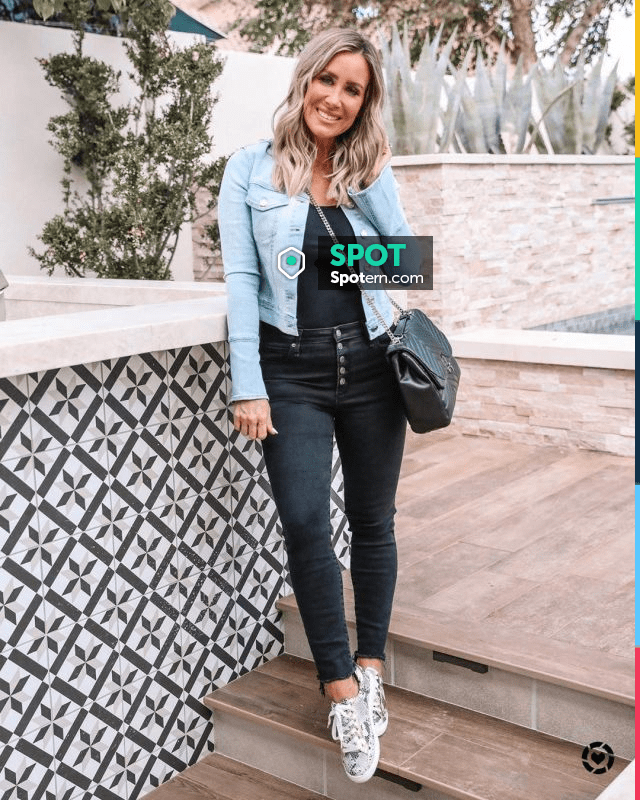 Chaqueta jeans de Kim Blank en la cuenta de Instagram @liveloveblank ...