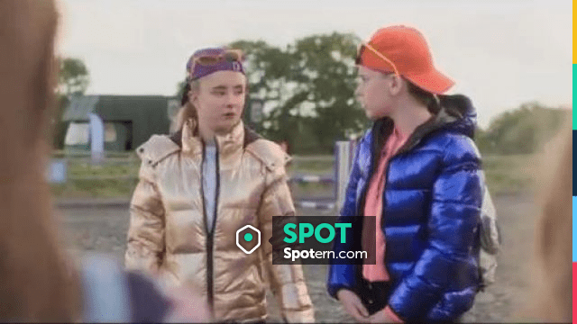 Gold Puff Jack­et worn by Becky (Kerry Ingram) in Free Rein Season 3 ...