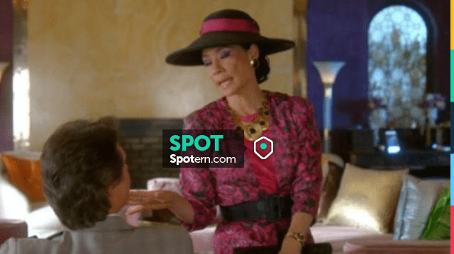 Gold and black necklace worn by Simone Grove (Lucy Liu) in Why Women ...