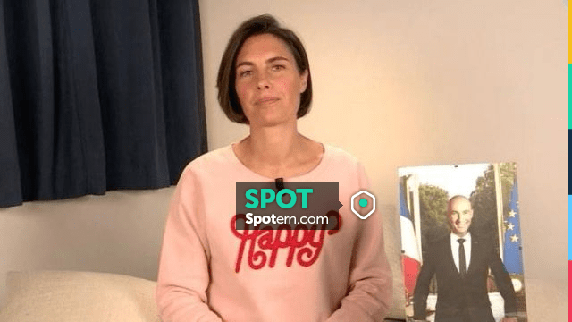 Le sweatshirt Happy de Alessandra Sublet sur son compte Instagram ...