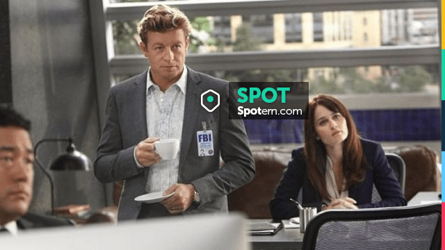 The gray suit of Patrick Jane (Simon Baker) in the Mentalist S07E01 ...