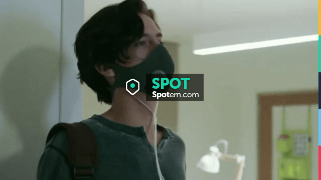 Dark green tie-on mask worn by Will Newman (Cole Sprouse) as seen in ...