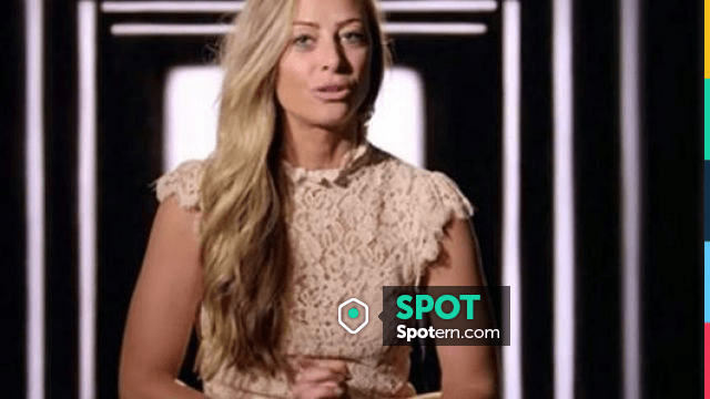 Blush Lace Dress worn by Jessica Batten in Love is Blind | Spotern