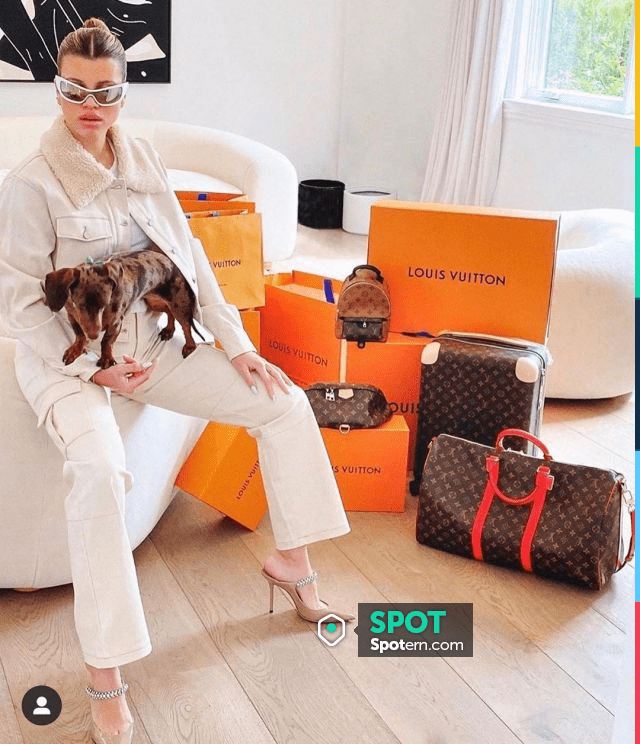 Jimmy Choo Mula embellecida usada por Sofia Richie Instagram 6 de marzo ...