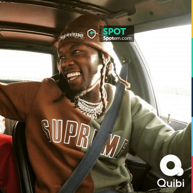 Supreme New Era Box Lo­go Beanie worn by Offset on his Instagram ...