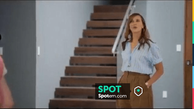 High Waist Brown Cargo Pants worn by Joya Barris (Rashida Jones) in # ...