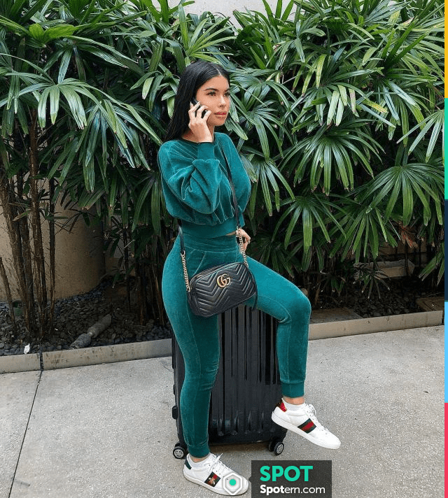 Gucci New Ace Sneak­ers of Aisha Potter on her Instagram account ...