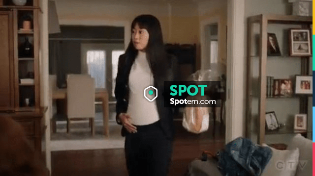 Tropea sans Manches en Soie Stretch Haut porté par Emily (Alice Lee) en ...