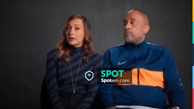 Navy Striped Sweater worn by Joya Barris (Rashida Jones) in # ...