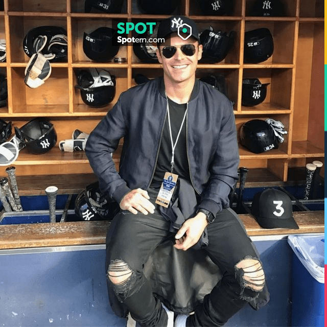 New Era Black NY Cap worn by Zac Efron on the Instagram account ...