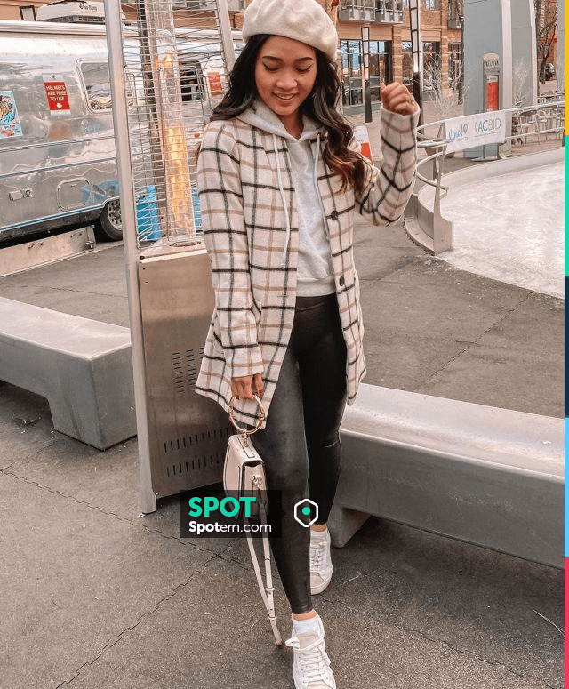 Spanx Faux Leather Leg­gings of Lily Rose on the Instagram account ...