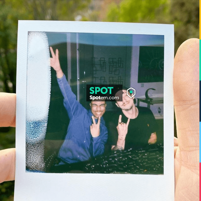 The baseball cap Ralph Lauren black worn by Roméo Elvis on his account ...