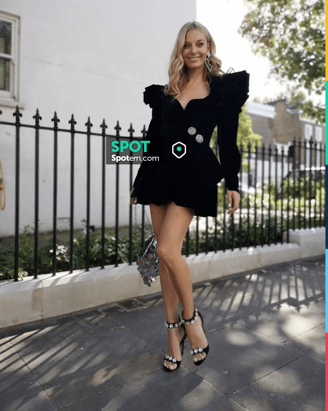 The Attico Mi­ni Dress of Laura Wills on the Instagram account ...