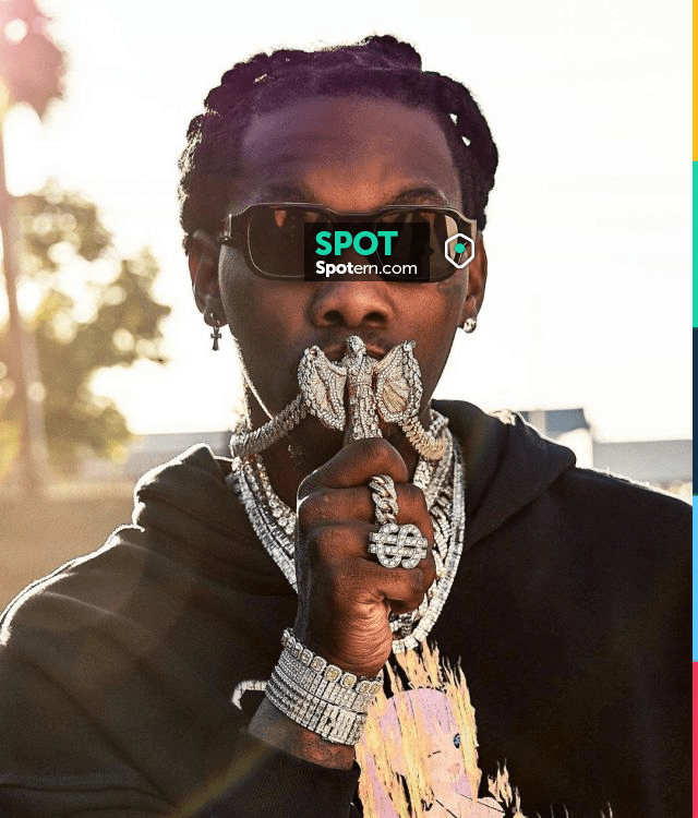 Sunglasses worn by Offset on his Instagram account @offsetyrn | Spotern
