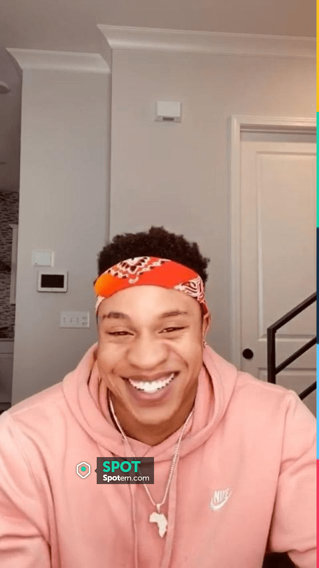 Nike Club Popover Pink quartz Hoody worn by Rotimi on his Instagram ...