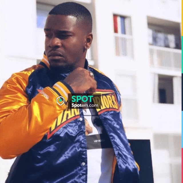 The bomber of the Golden State Warriors, worn by Tayc on the account ...