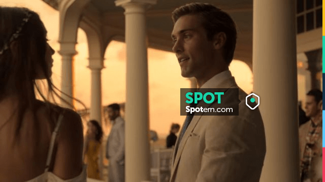 Ivory suit worn by Topper (Austin North) in Outer Banks (S01E05) | Spotern
