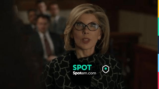 Gi­raffe-Print Jack­et worn by Diane Lockhart (Christine Baranski) in ...