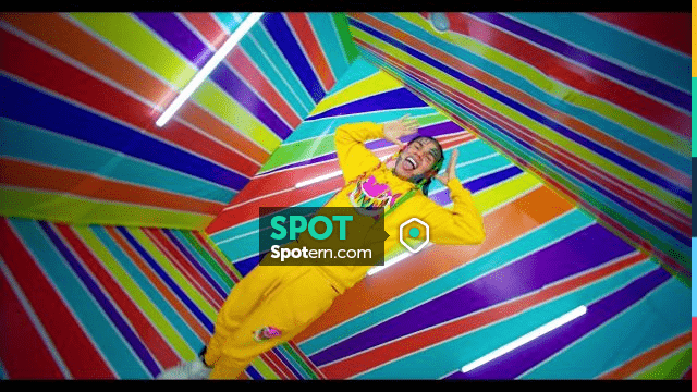 Yellow Gooba Hoodie worn by 6ix9ine in GOOBA (Official Music Video ...