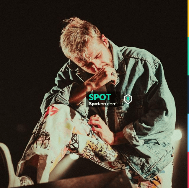 La veste en denim de Maxenss sur son compte Instagram @maxencelaperouse ...