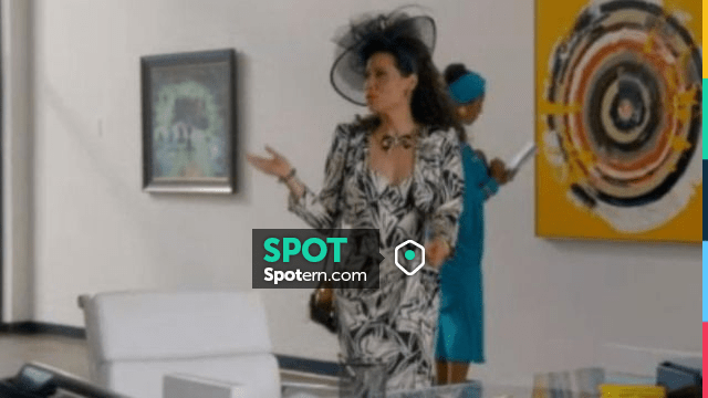 Black and white long dress worn by Simone Grove (Lucy Liu) in Why Women ...