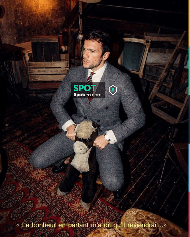 The suit jacket gray textured range by Hugo Philip on his account ...