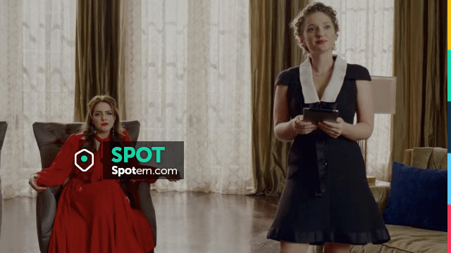 El vestido rojo con nudo de Fallon Carrington (Elizabeth Gillies) en ...