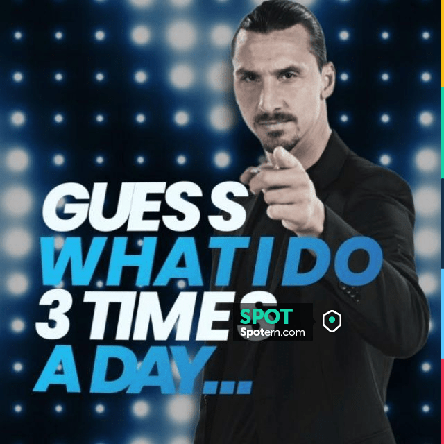 The suit jacket black worn by Zlatan Ibrahimović on his account ...
