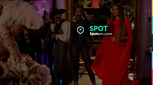 The combination of shiny black of Monica Colby (Wakeema Hollis) in ...