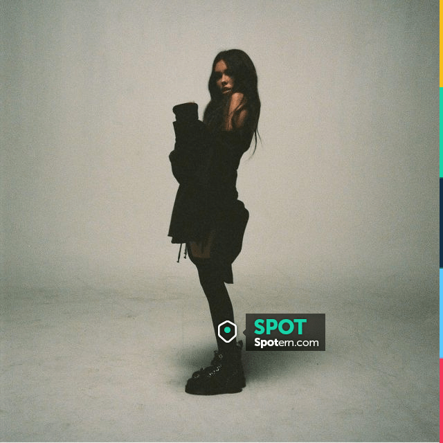 The knee high socks black worn by Madison Beer on his account Instagram ...