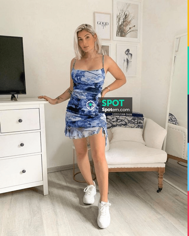 The blue dress worn by Lufy on his account Instagram @lufyyyy | Spotern