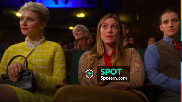 Plaid Blazer porté par McAfee Westbrook (Laura Dreyfuss) dans Le ...