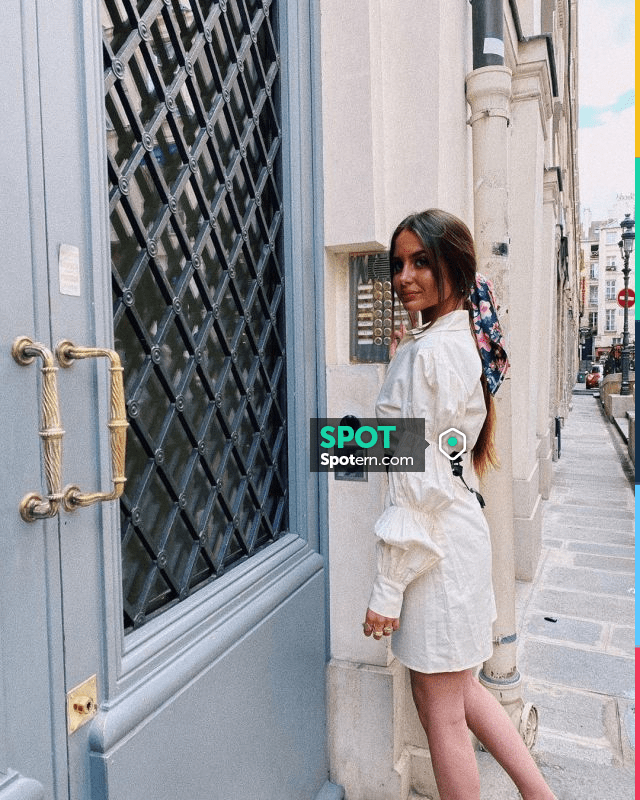 El vestido blanco que lució Danaé en su cuenta de Instagram @danae ...