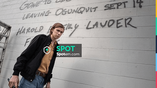 Black jacket worn by Harold Lauder (Owen Teague) as seen in The Stand ...