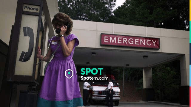 Purple dress worn by Nancy Wheeler (Natalia Dyer) in Stranger Things ...
