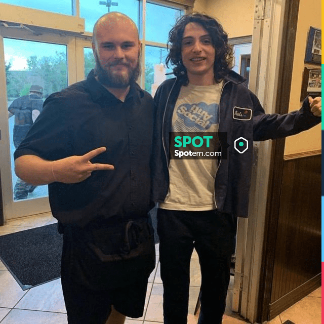 Blue jacket worn by Finn Wolfhard on Instagram account of ...