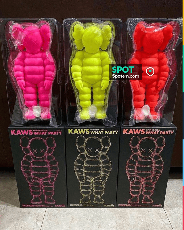 KAWS What Party Figure Orange sur le compte Instagram de ...