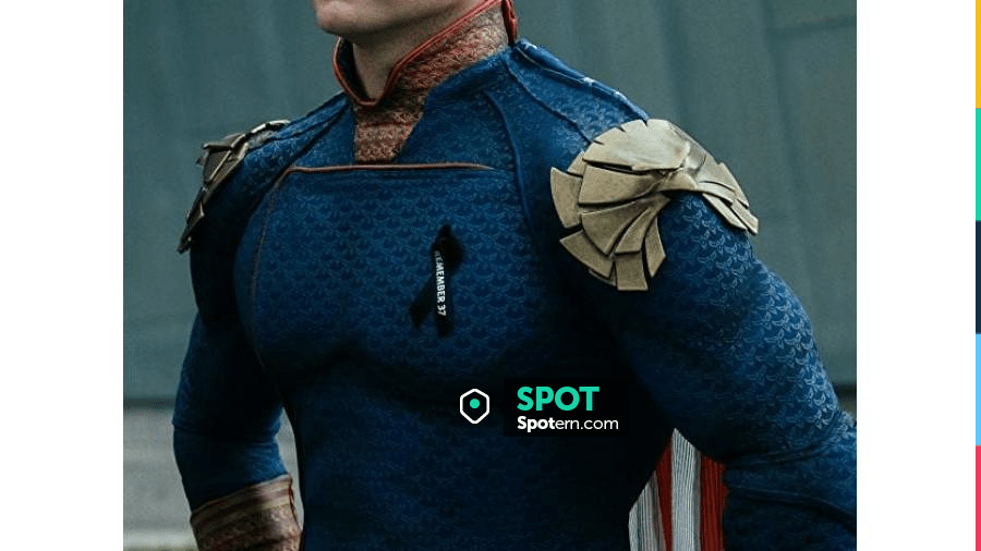 Superhero Costume in blue worn by Homelander (Antony Starr) in The Boys ...