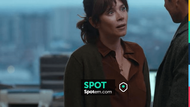 Brown shirt worn by Marcella Backland (Anna Friel) in Marcella (S01E02 ...