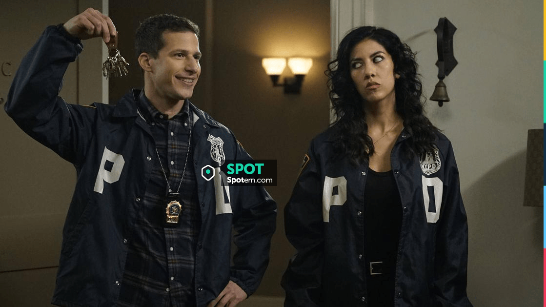 NYPD raid jacket worn by Jake Peralta (Andy Samberg) in Brooklyn Nine ...
