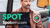 Brown leather jacket worn by Roy Pulver (Frank Grillo) as seen in Boss ...