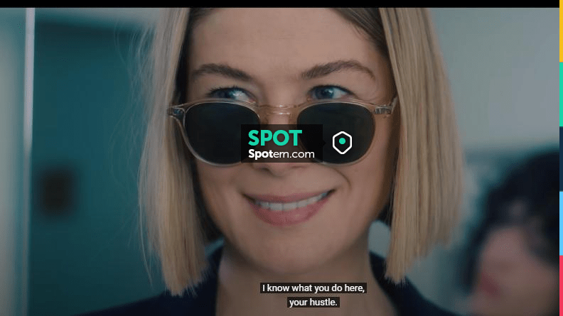 The sunglasses worn by Marla Grayson (Rosamund Pike) in the film I Care ...