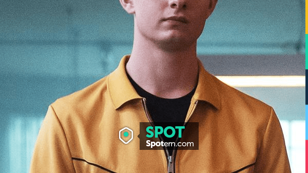 Tv Series Alex Rider Otto Farrant Yellow Cotton Bomber Jacket of Alex ...
