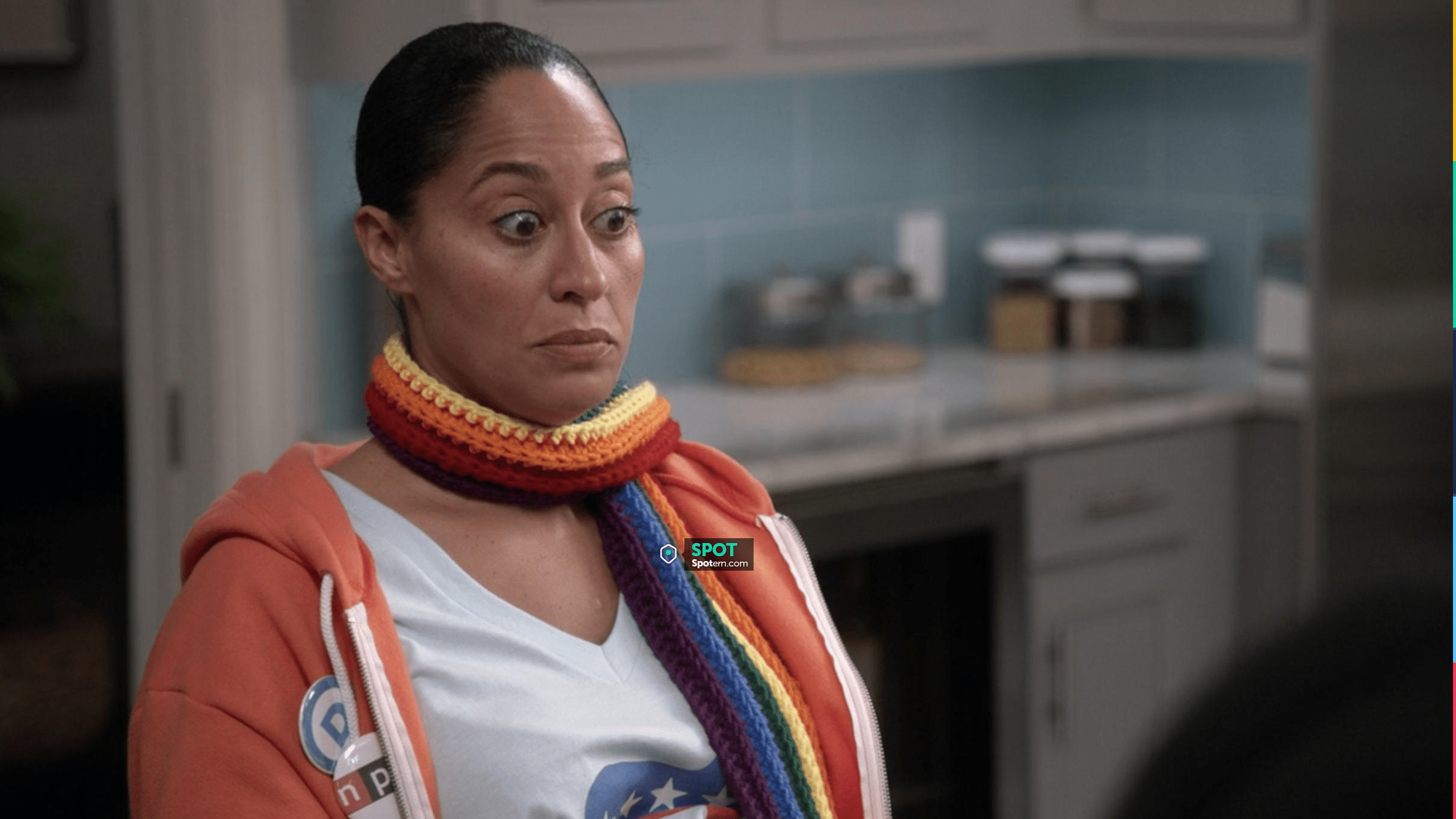 Rainbow Scarf worn by Rainbow Johnson (Tracee Ellis Ross) in black-ish ...