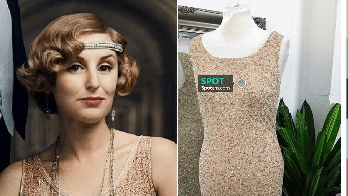Flapper dress downton abbey dress of Lady Edith Crawley (Laura ...