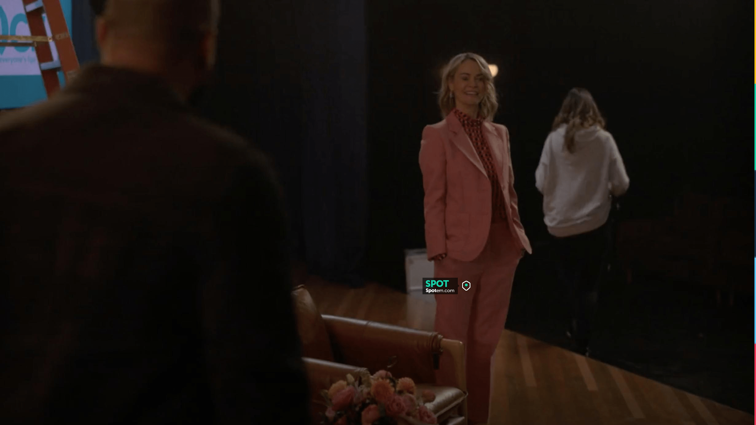 Stella McCartney Carlie recortó pantalones a medida en rosa usados por ...