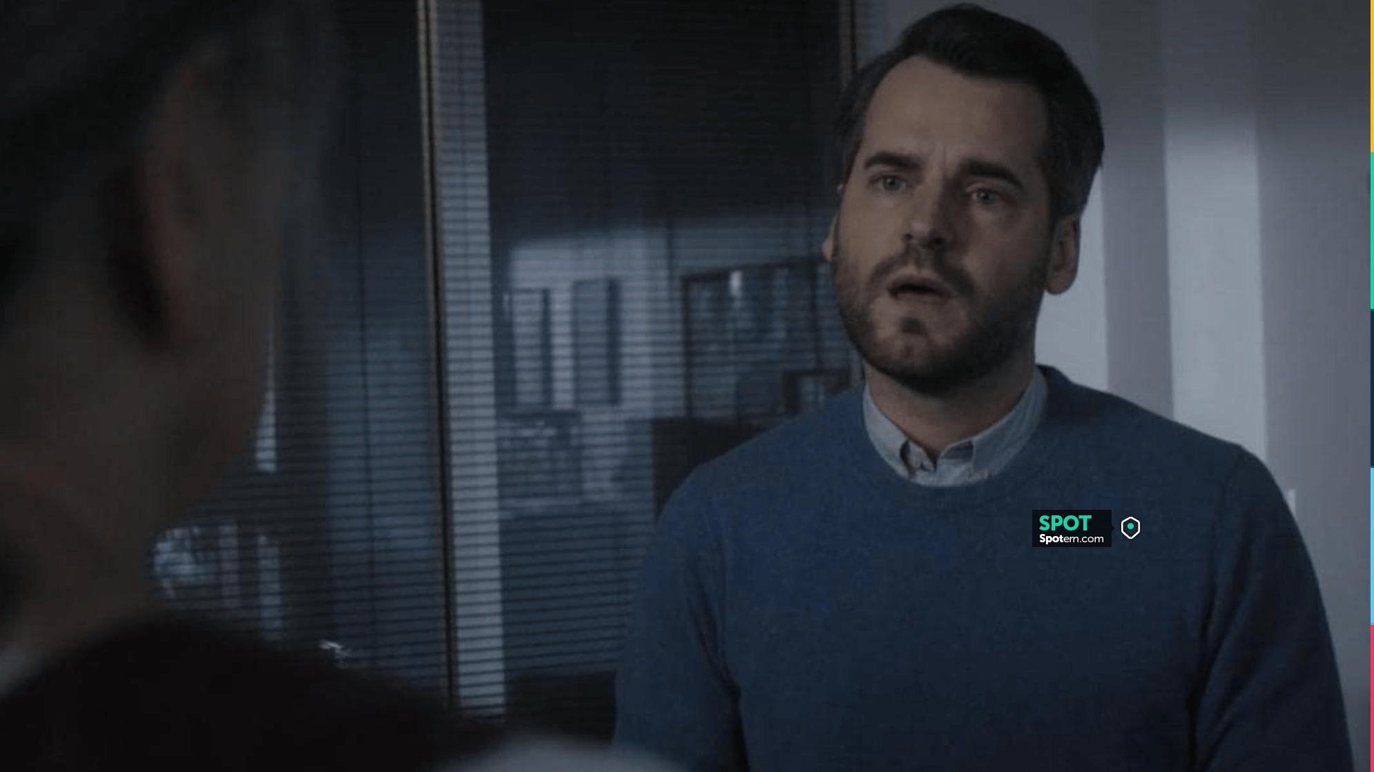 Blue sweater worn by Dr. Greg Miller (David de Lautour) as seen in ...