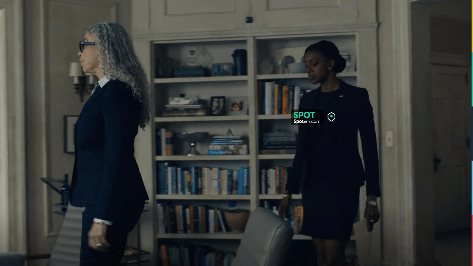 Theory Sleeveless Fitted Dress in Good Wool worn by Kate Sacker ...